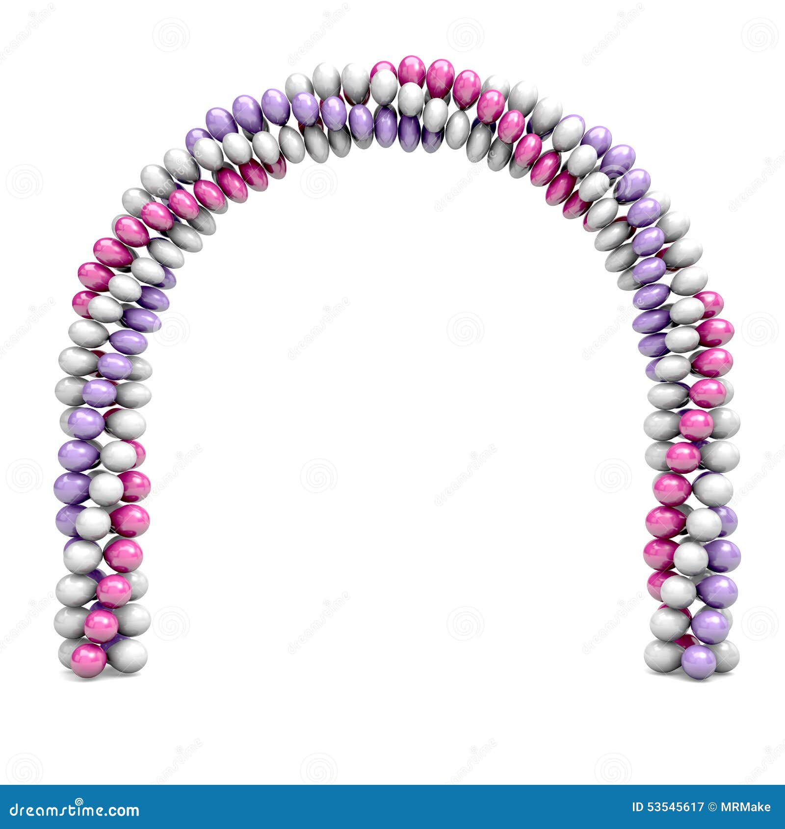 Balloons Arch stock illustration. Illustration of love - 53545617