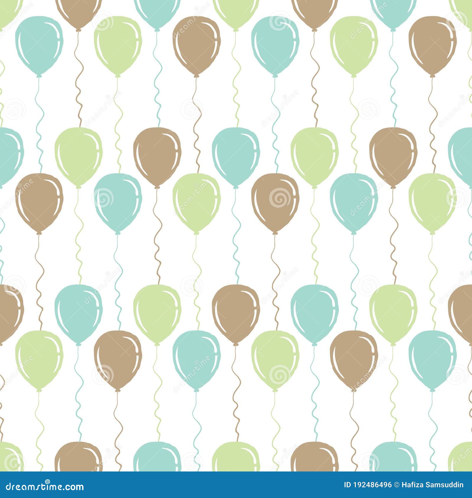 Balloons Background Design. Vector Illustration Decorative Design Stock ...