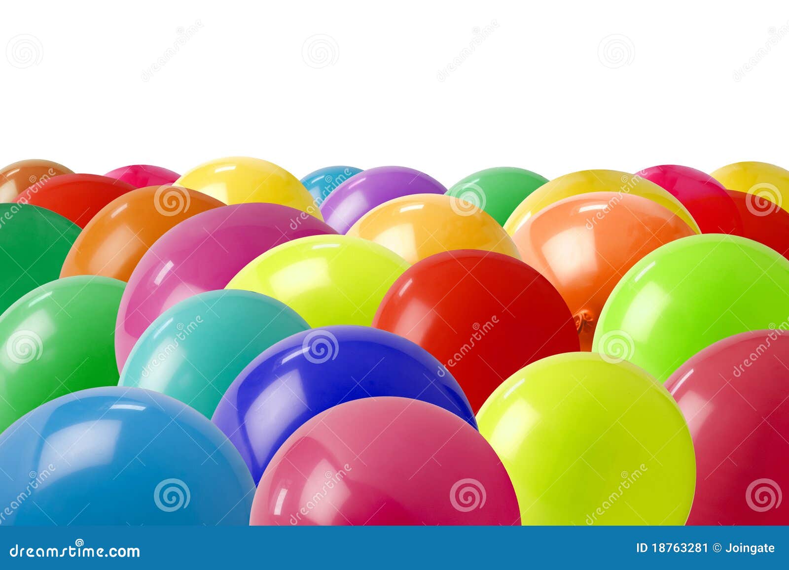 Balloons at Bottom of Photo Stock Image - Image of orange, floor: 18763281