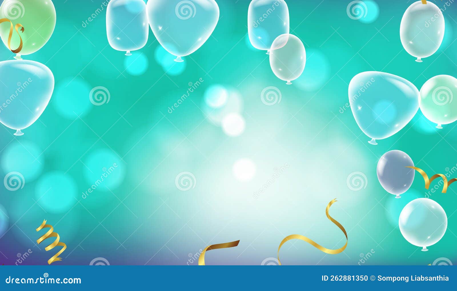 Balloons Design Elegant for Celebration Party Vector Illustration Stock ...