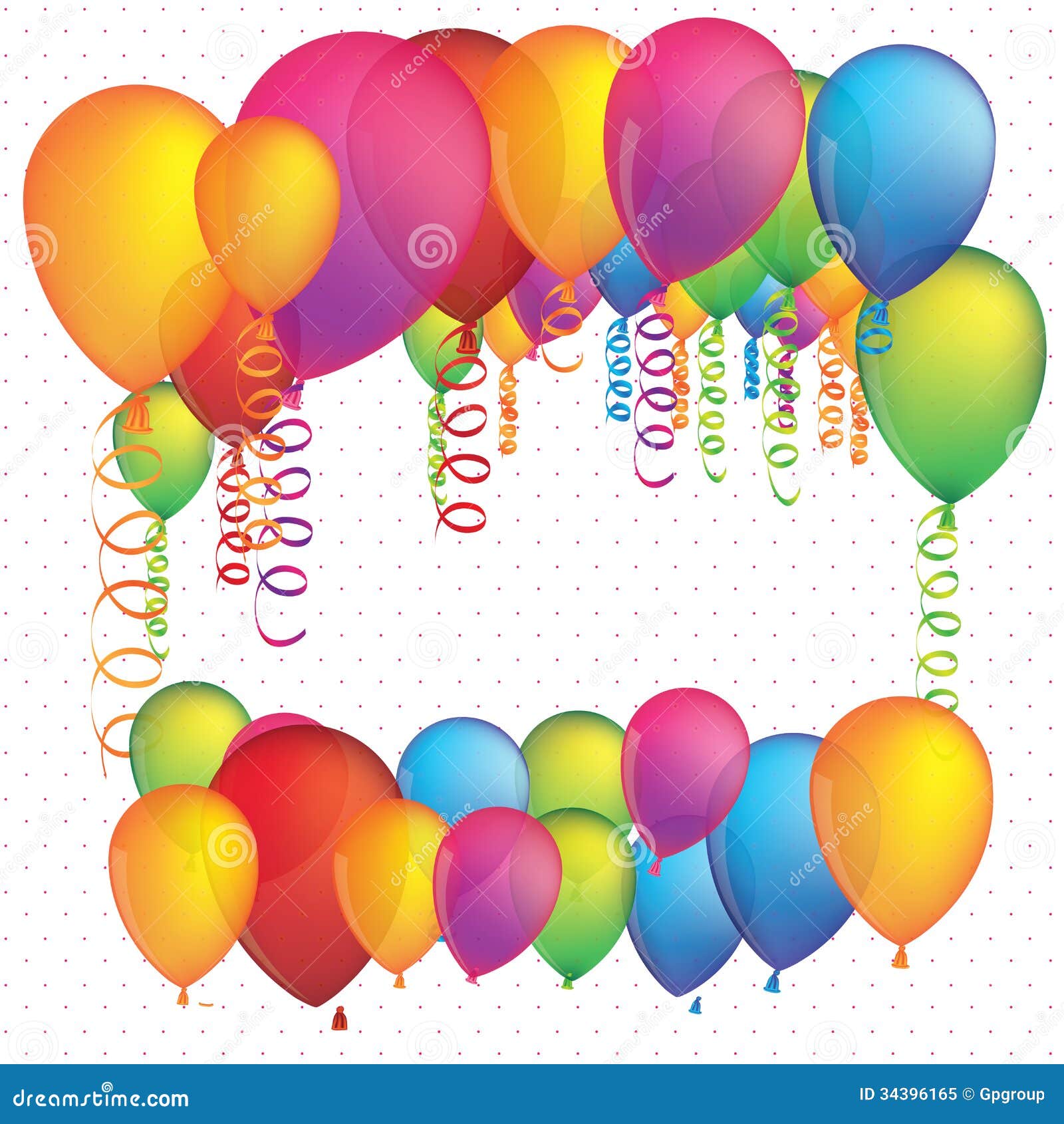 Balloons design stock vector. Illustration of balloons - 34396165