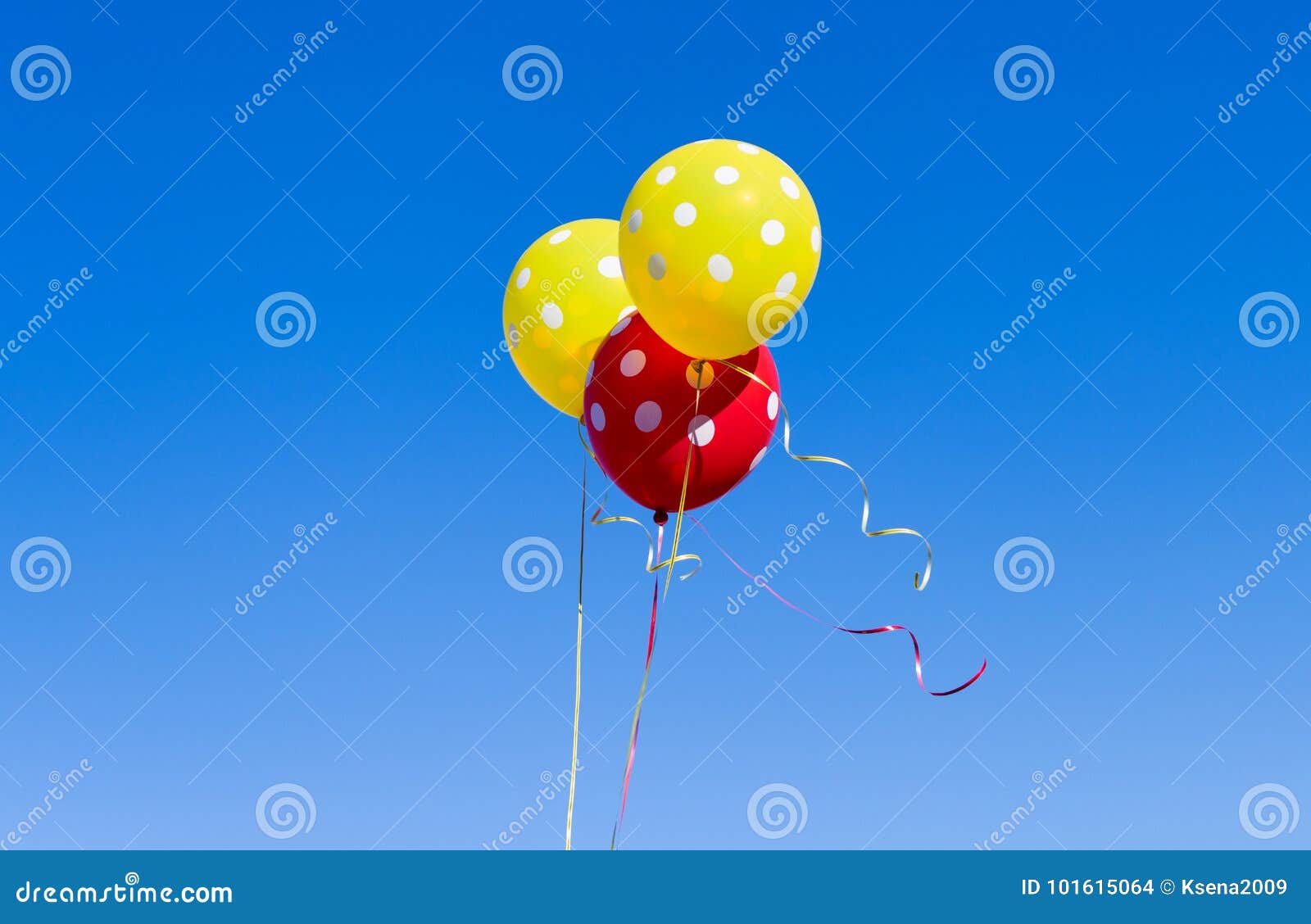 Balloons of Different Colors Stock Photo - Image of purple, shiny ...