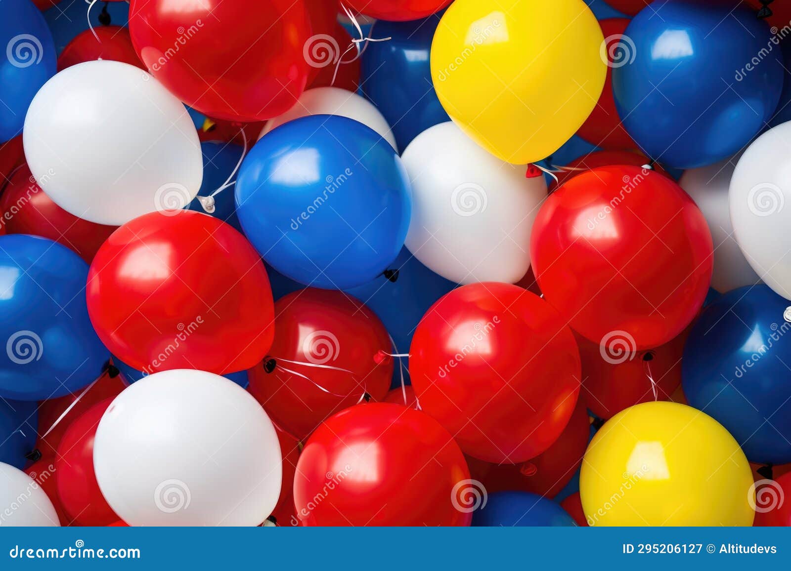 Balloons of Different Colors Grouped Together Stock Image - Image of ...