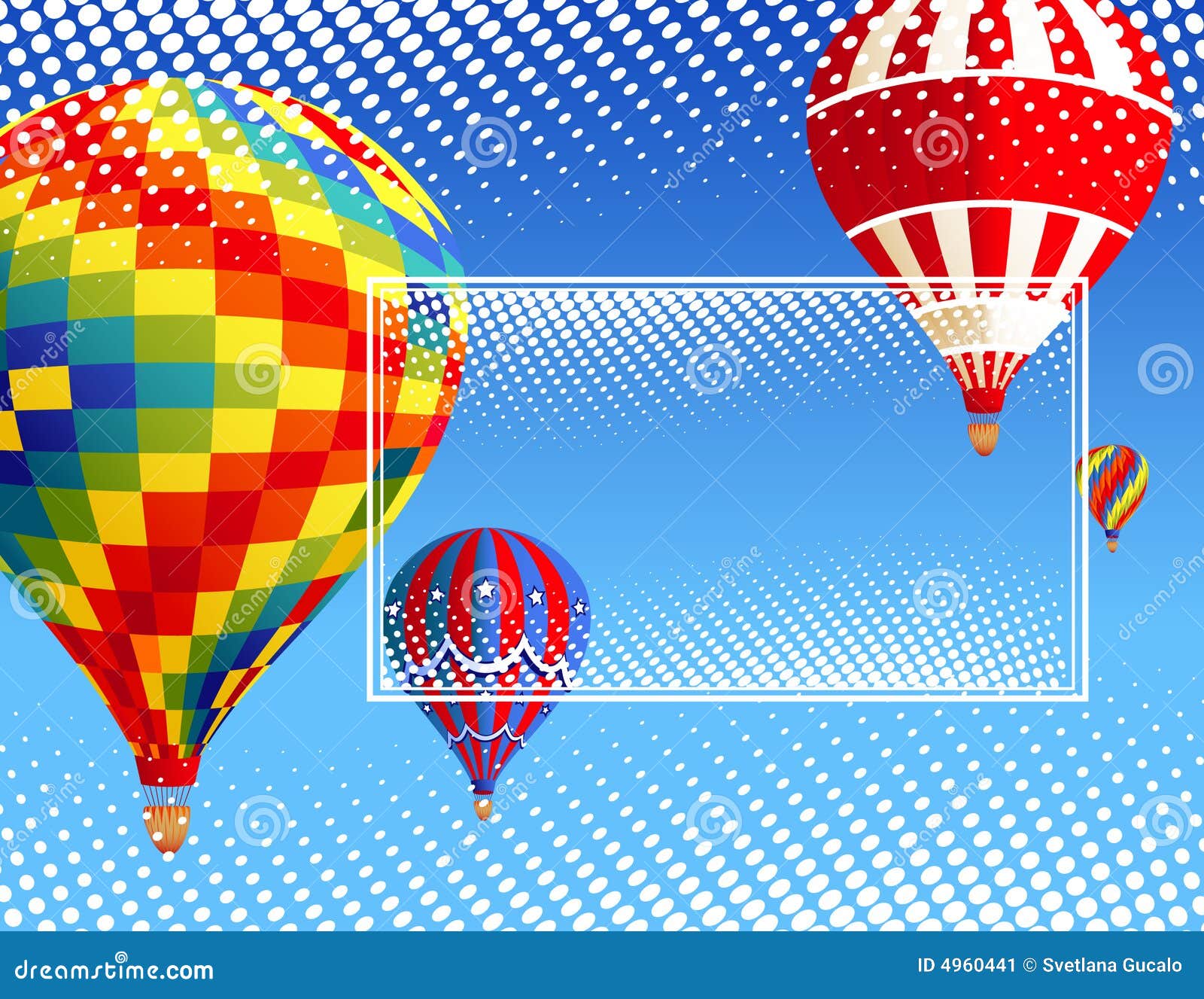 Balloons_frame stock vector. Illustration of moving, checked - 4960441