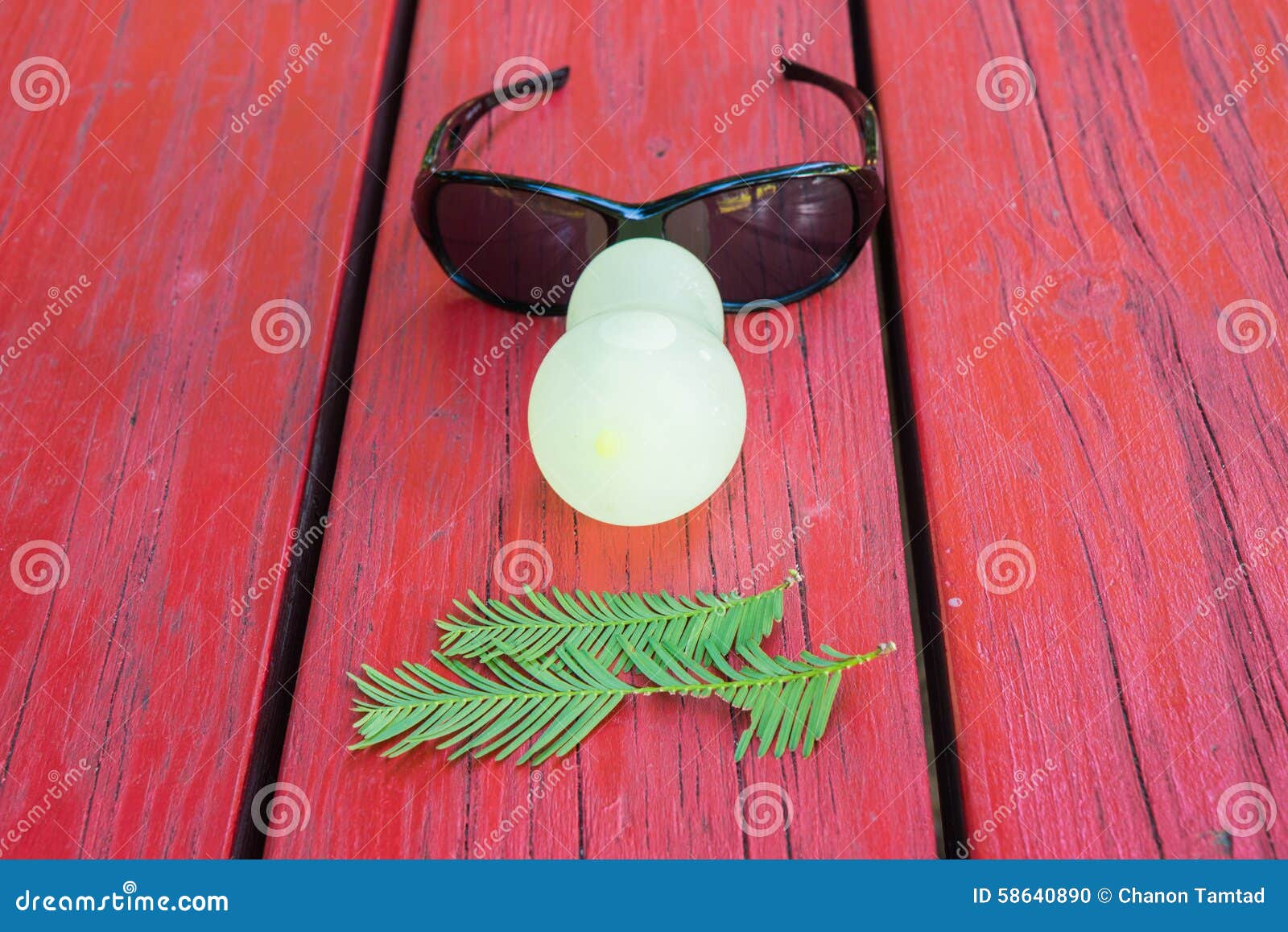 Balloons, Leaves, Glasses - Like Human Face Stock Photo - Image of ...