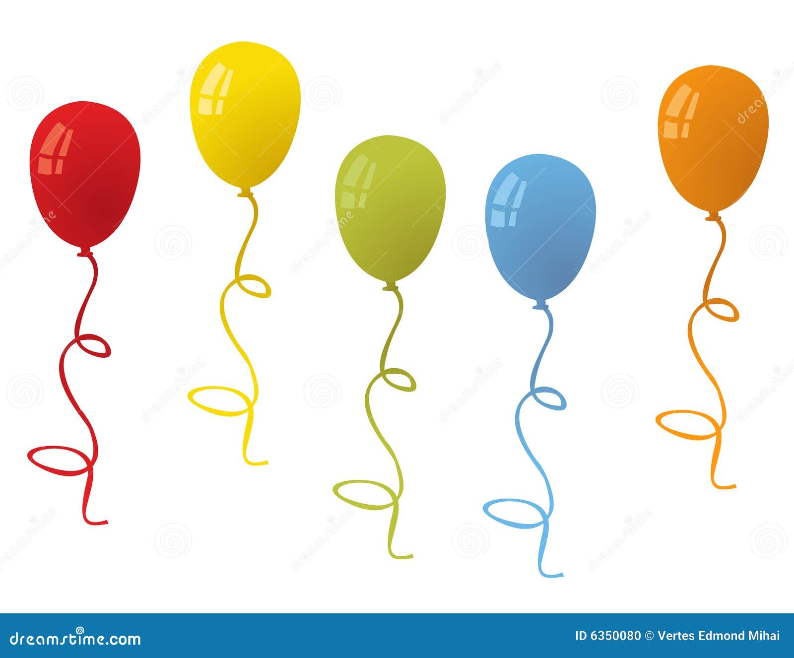 Balloons for party vector stock vector. Illustration of ornate - 6350080