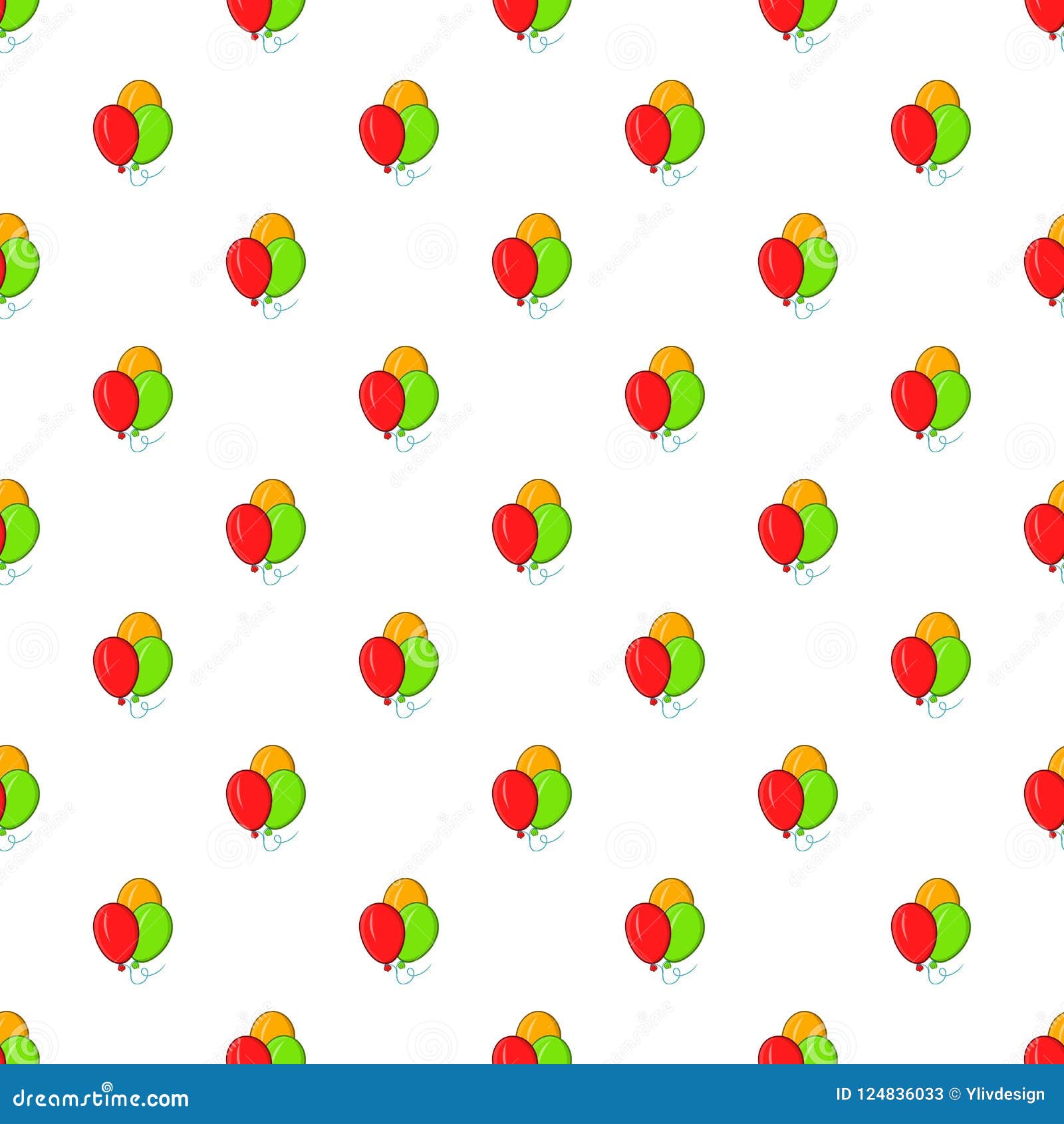 Balloons Pattern Vector Illustration | CartoonDealer.com #42426206