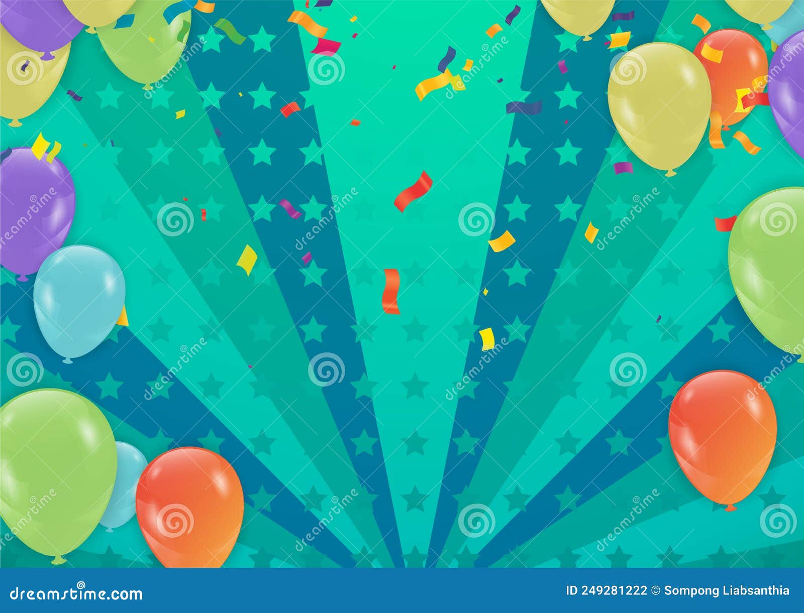 Balloons Purple Color Pink Birthday And Anniversary Background Vector
