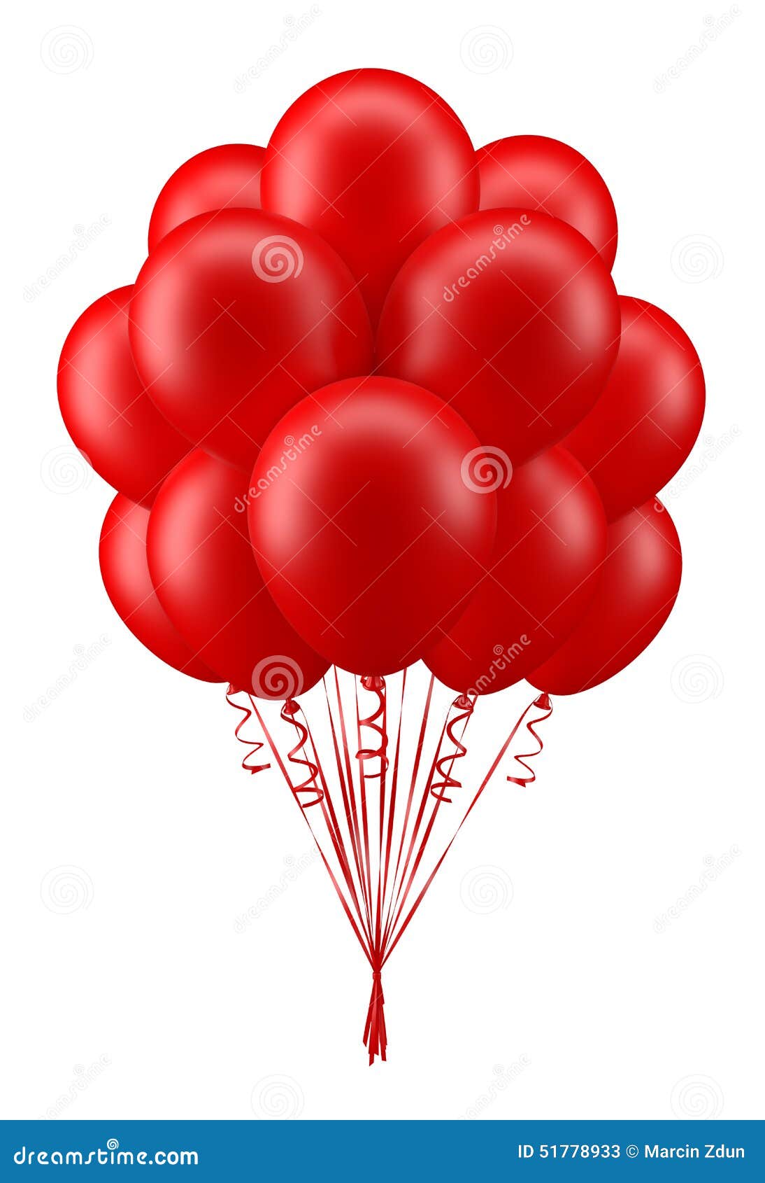 Balloons_red stock image. Illustration of party, holiday - 51778933