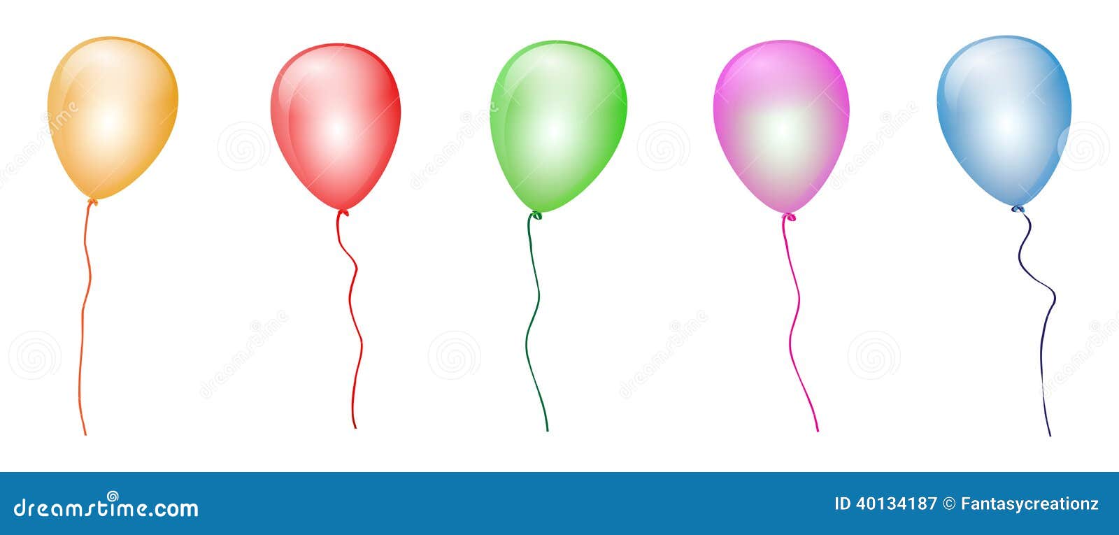 Balloons stock illustration. Illustration of entertainment - 40134187
