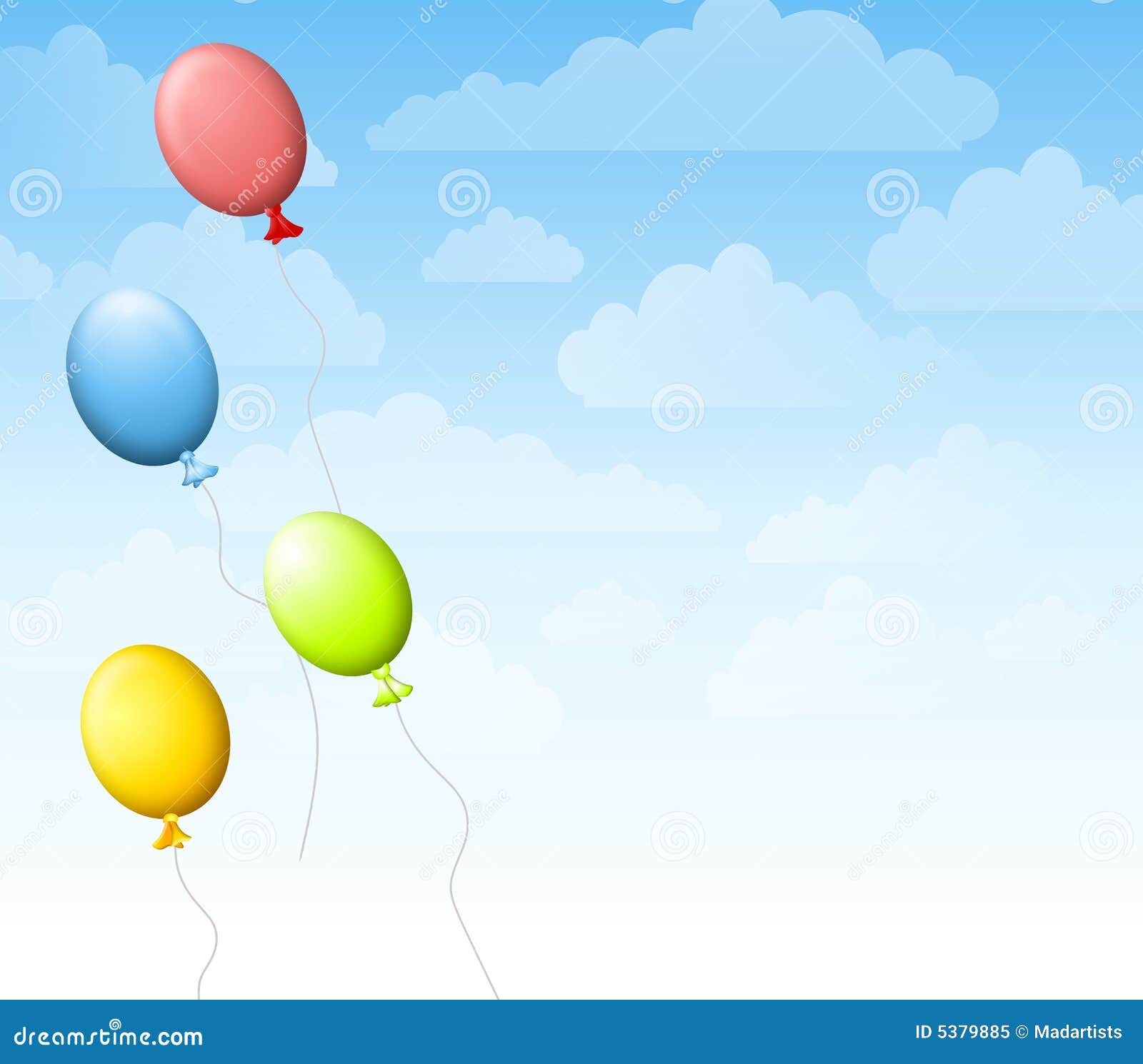 Balloons Backdrops, Photoshop Overlays, Birthday Backdrop, Photography ...
