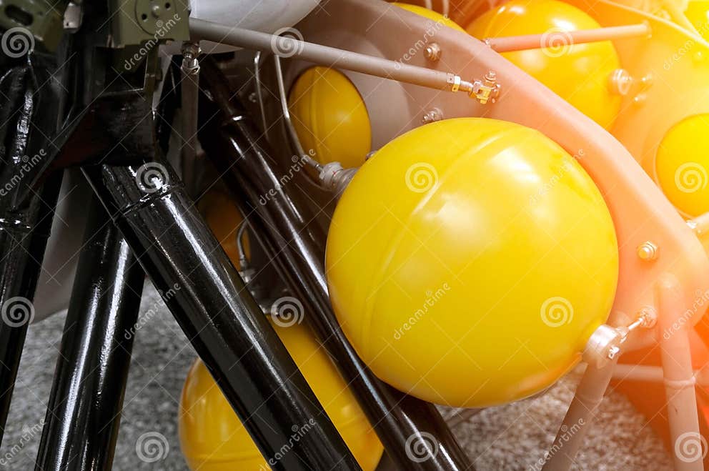 Balloons for Storing Helium Used in the Pneumatic System of the Engine ...