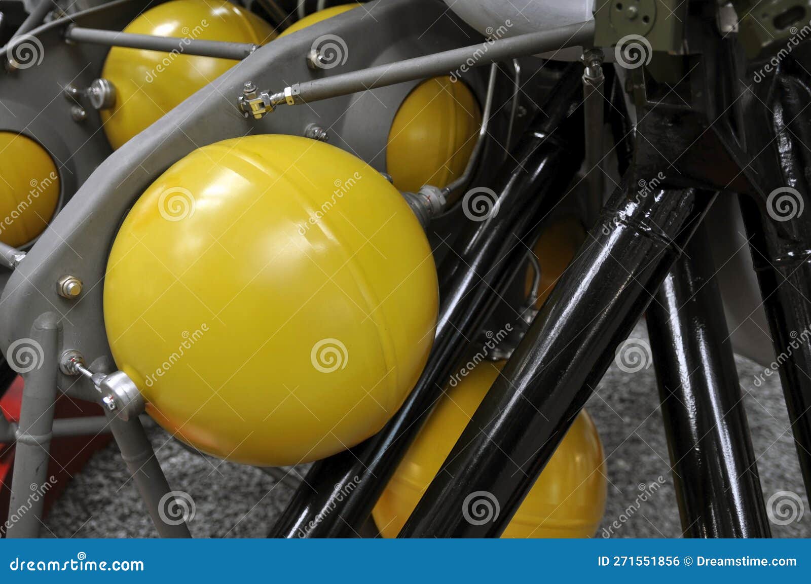 Balloons for Storing Helium Used in the Pneumatic System of the Engine ...