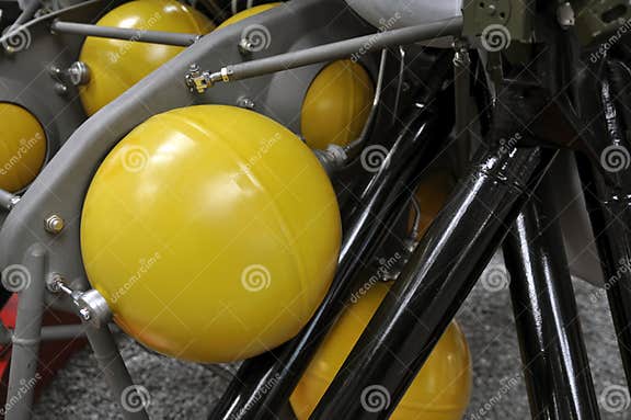 Balloons for Storing Helium Used in the Pneumatic System of the Engine ...