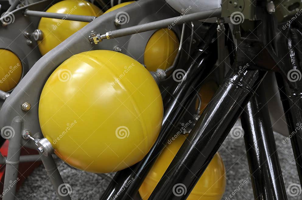 Balloons for Storing Helium Used in the Pneumatic System of the Engine ...