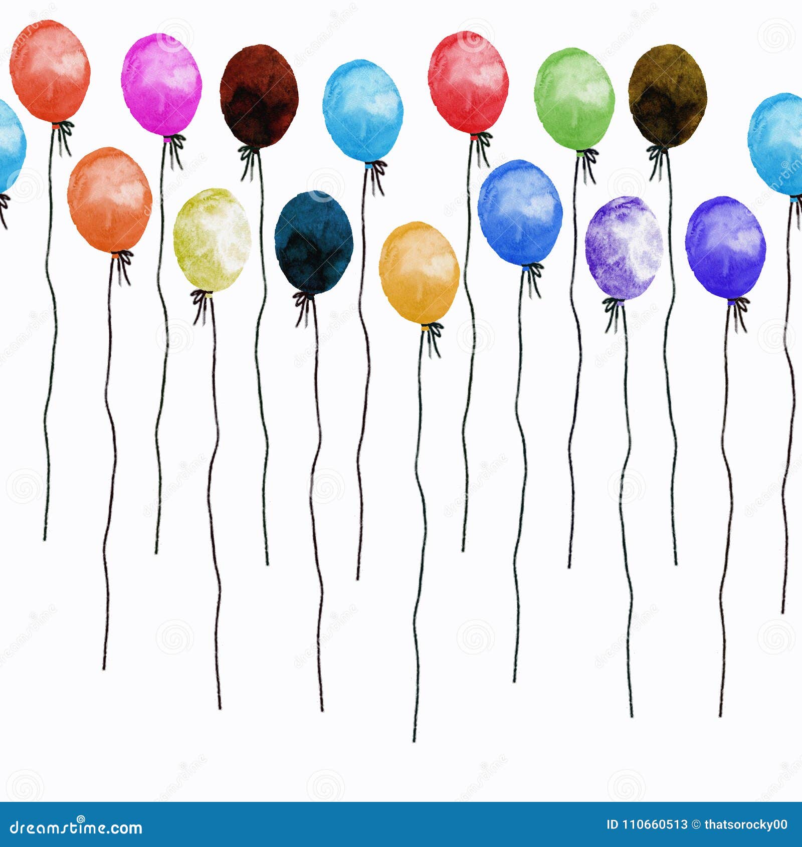 Balloons Texture Repeat Modern Pattern Design Stock Illustration ...