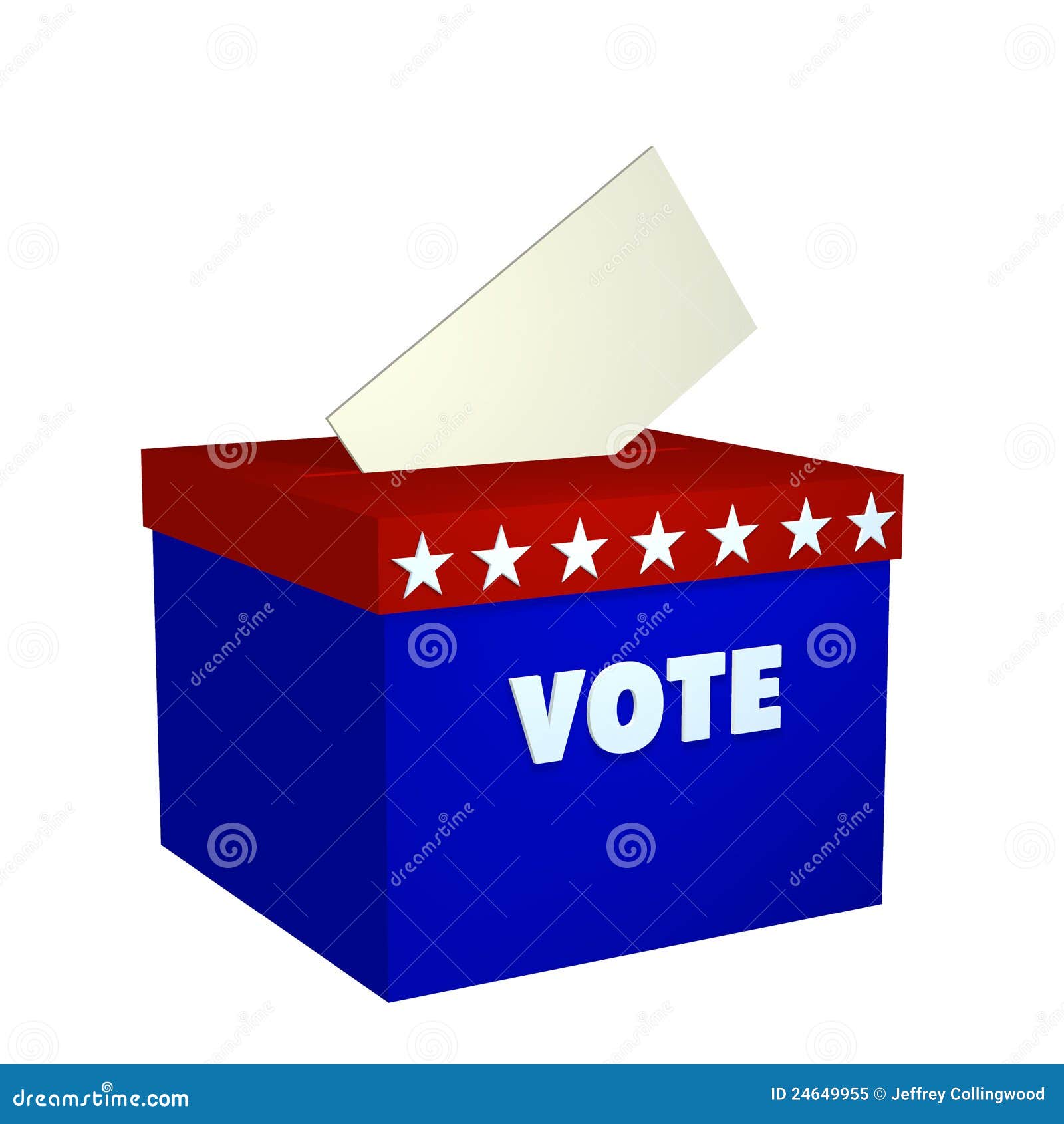 Ballot Box stock illustration. Illustration of president - 24649955