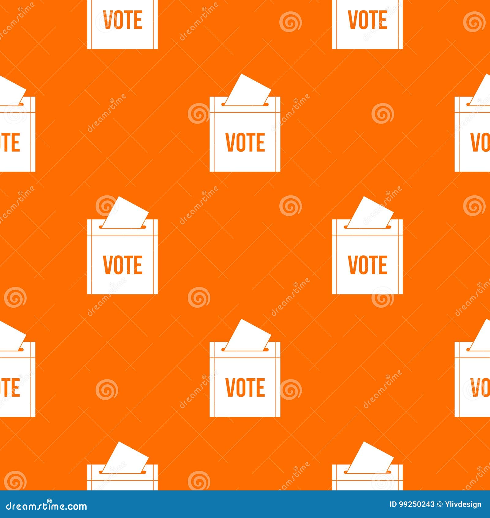 Ballot Box Pattern Seamless Stock Vector - Illustration of envelope ...