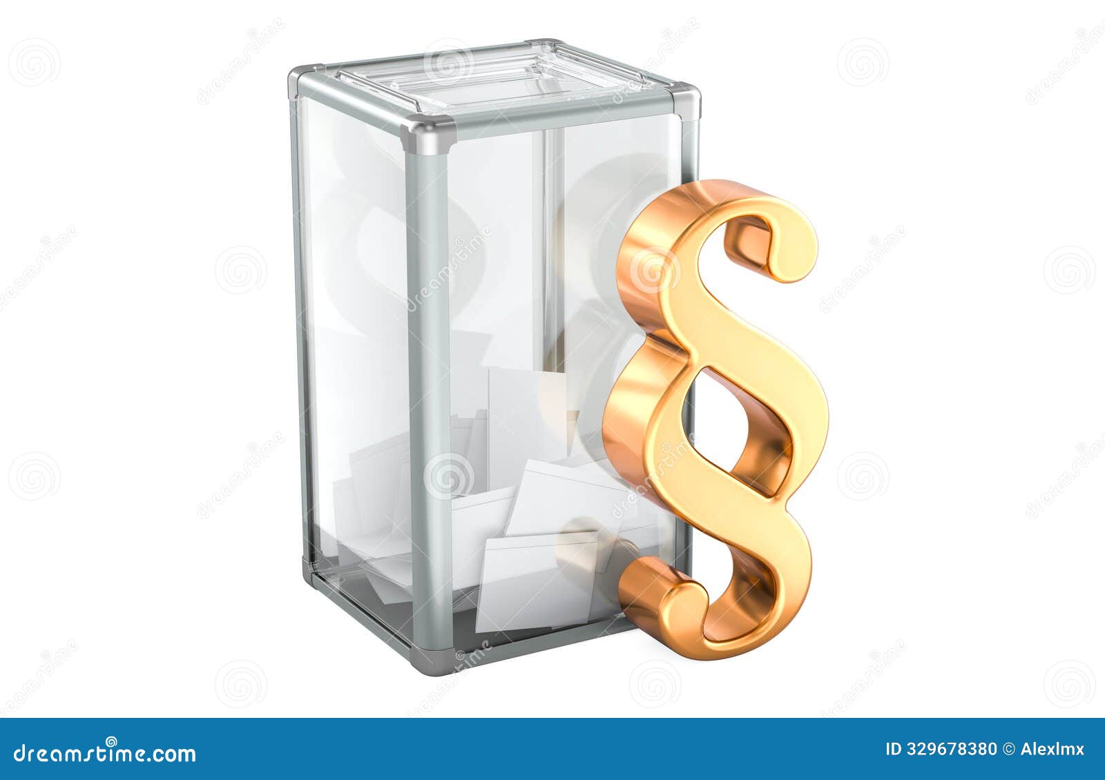 Ballot Box Symbol Vector Illustration | CartoonDealer.com #53635350