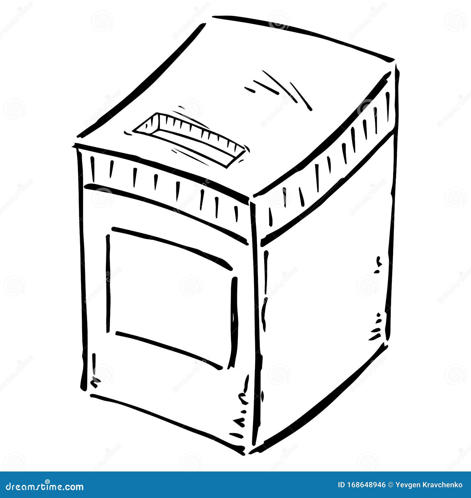 Ballot Box. Vector Box for Vote. Ballot Box for Voting in Elections ...