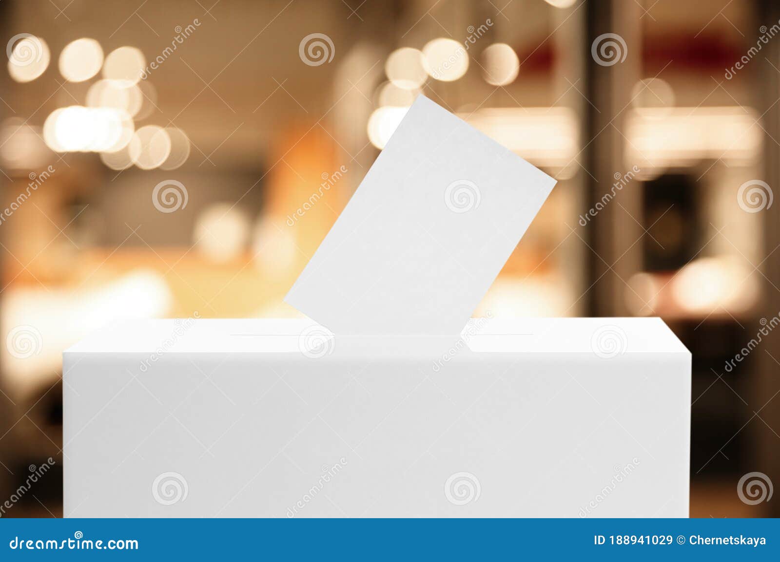 Ballot Box with Vote. Election Time Stock Image - Image of choice ...