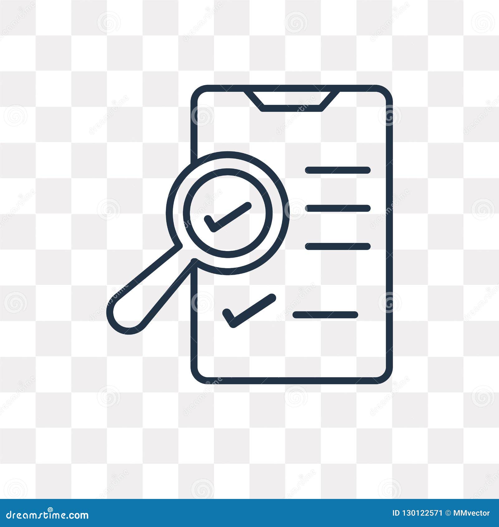 Ballot Vector Icon On Transparent Background, Linear Ba | CartoonDealer ...