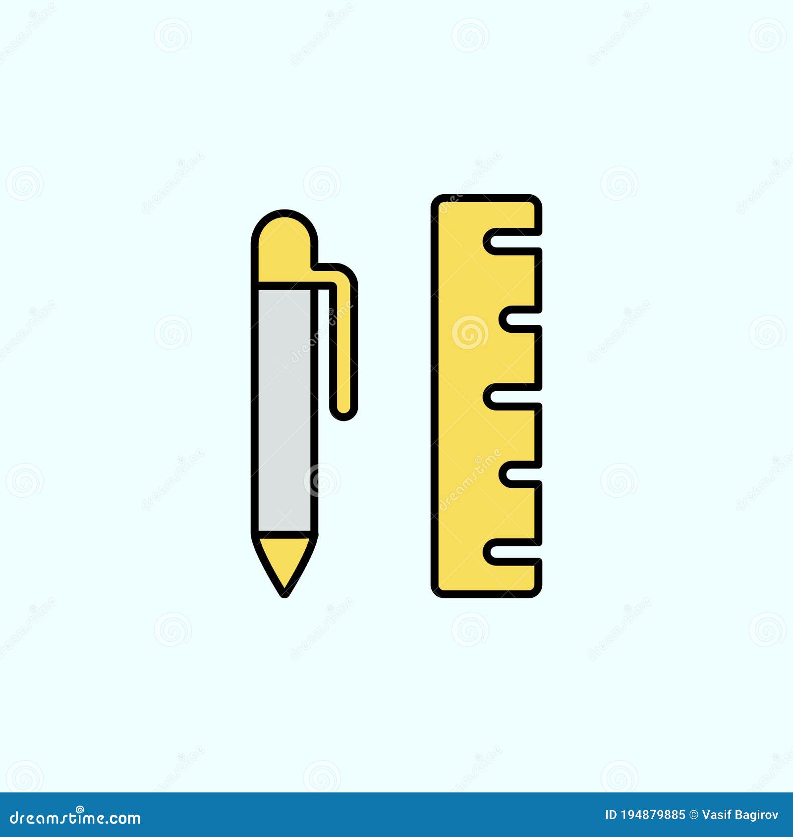 Ruler Scale Measure Line. Measurement Scale Texture Pattern. Vector ...