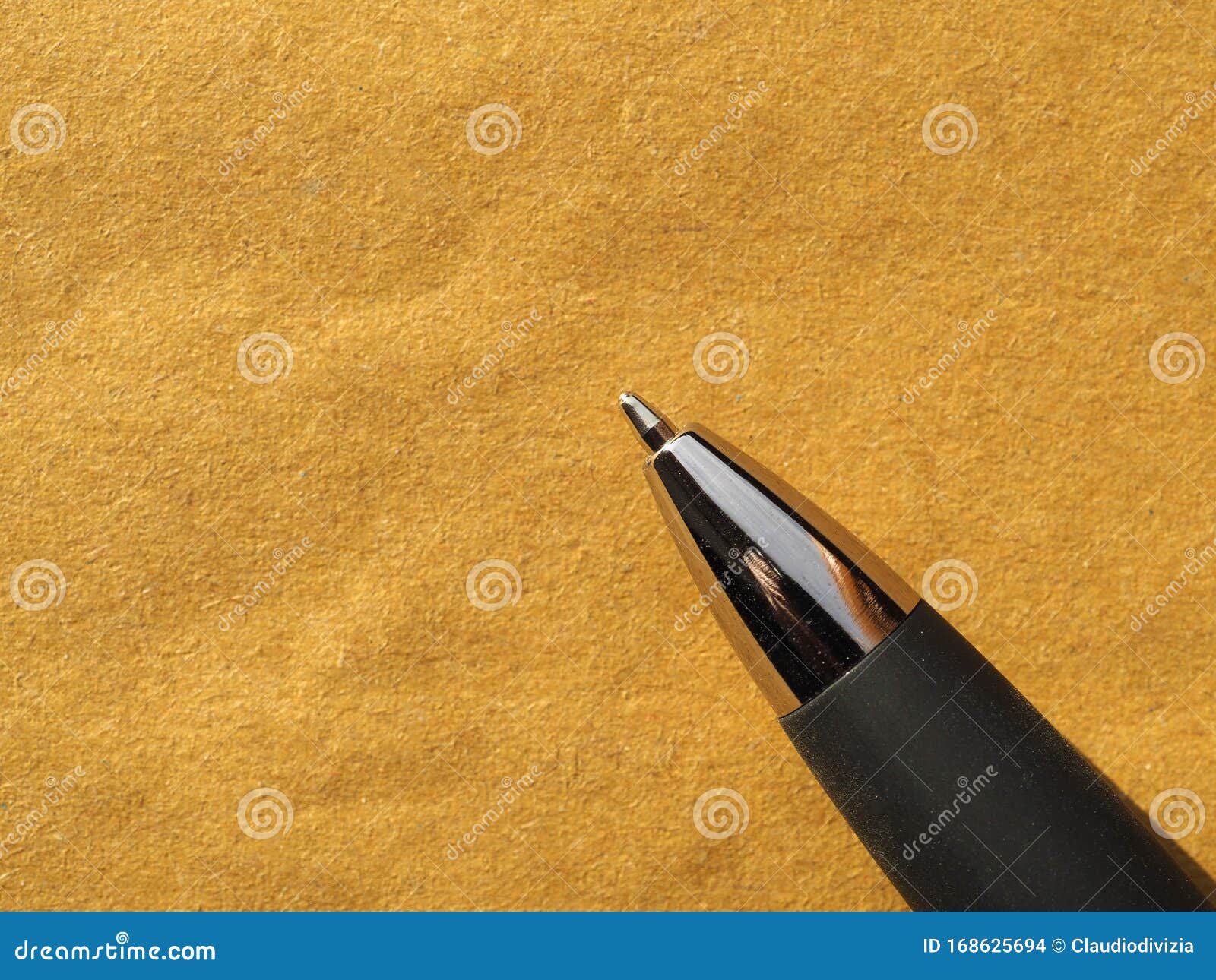 Ball pen on paper sheet stock photo. Image of writing - 168625694