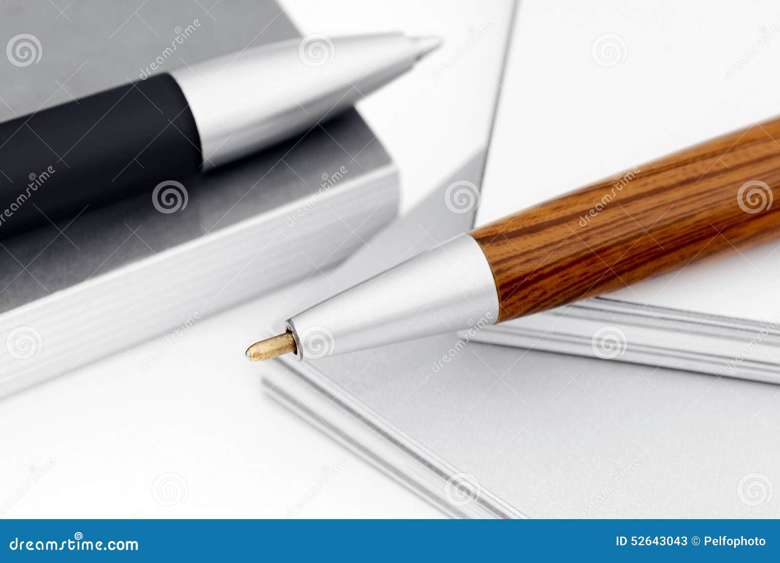 Ballpoint Pen on the Book and Catalog. Stock Image - Image of ballpoint ...