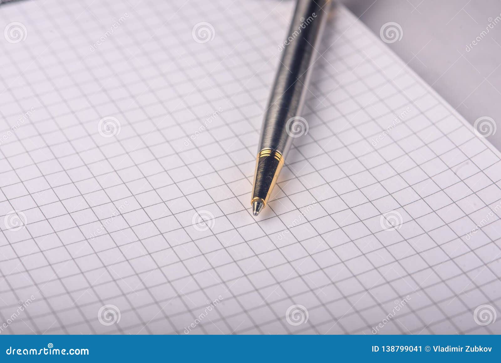 Pen on a notebook close-up stock image. Image of blank - 138799041