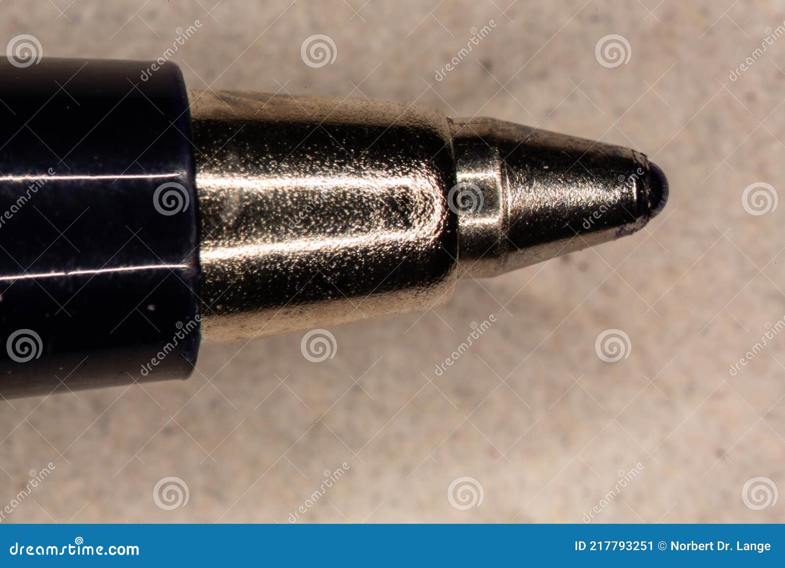 Ballpoint pen stock image. Image of magnifying, closeup - 217793251