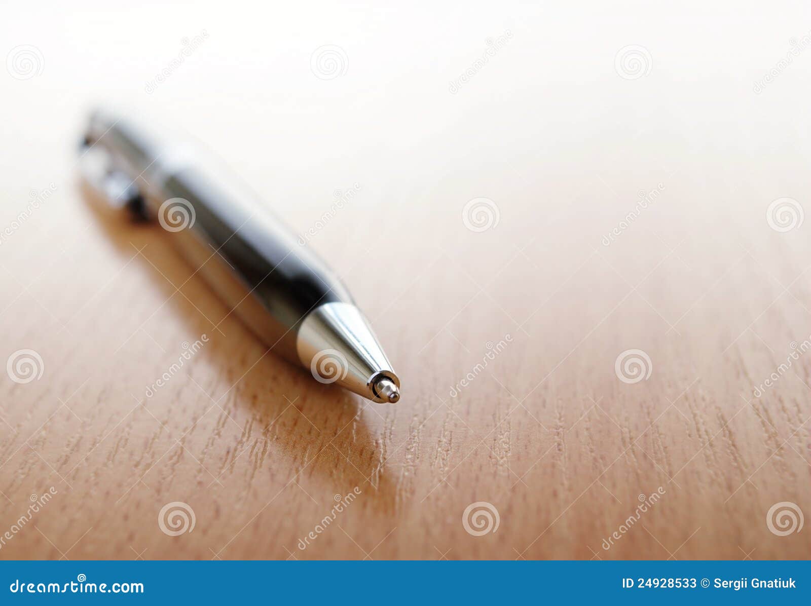 Ballpoint pen on a table stock image. Image of secretary - 24928533