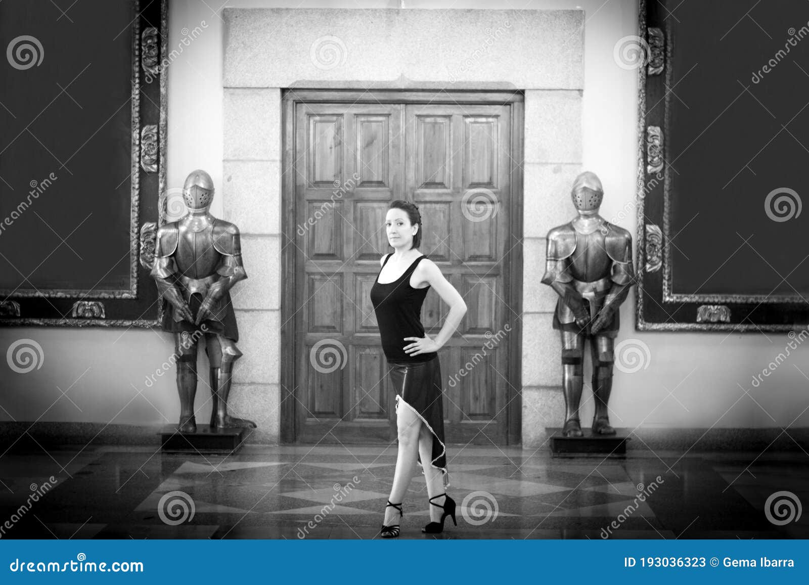 Ballroom Dancer and Latin Rhythms in Dance Pose Stock Image - Image of ...