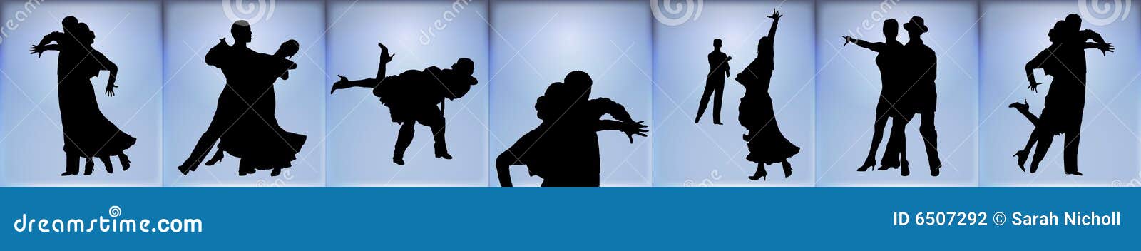 Ballroom Dancers Banner stock illustration. Illustration of banner ...