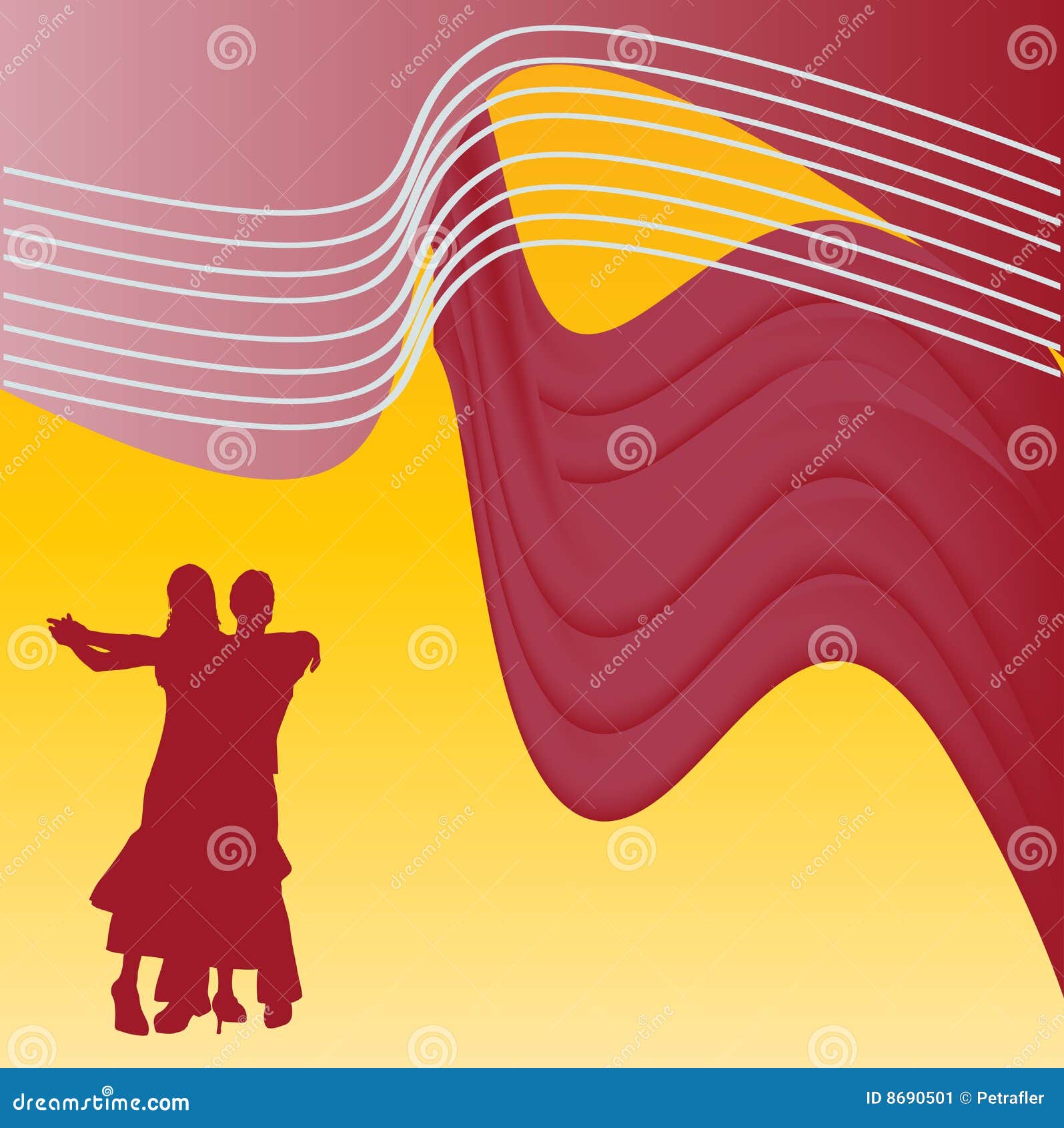 Ballroom Dancing Background Stock Vector - Illustration of foxtrot ...