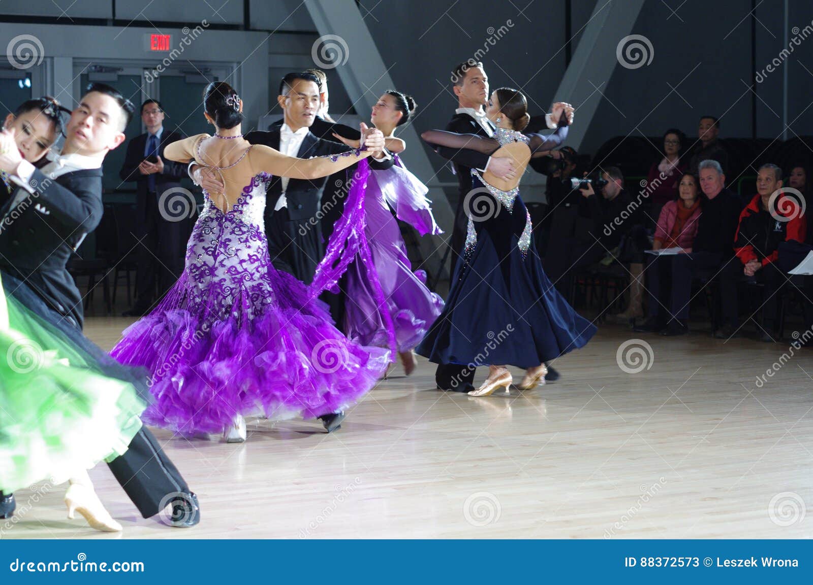 Ballroom Dancing Competition Editorial Stock Photo - Image of floor ...