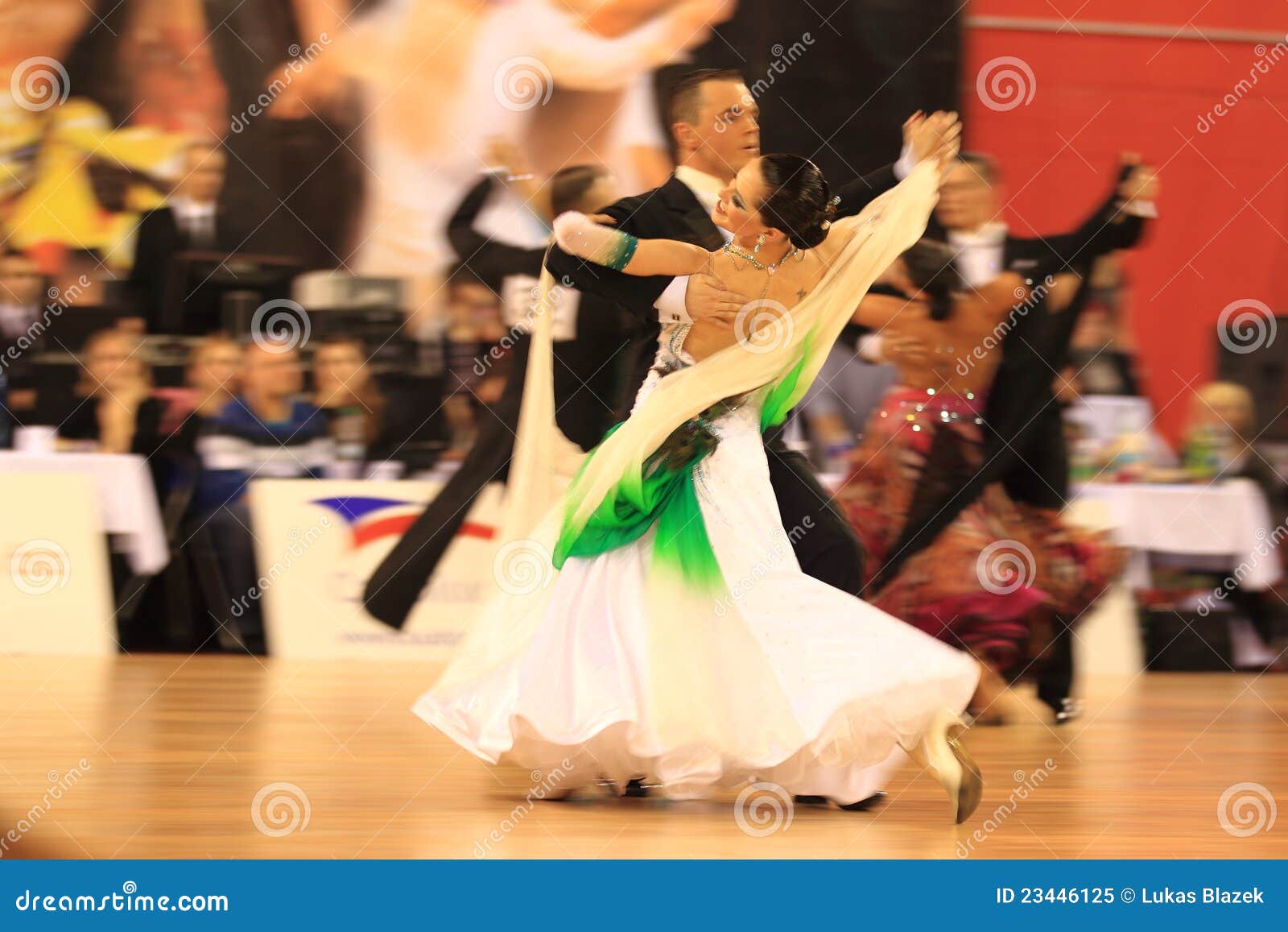 Ballroom Dancing Competition in Prague Editorial Image - Image of ckova ...