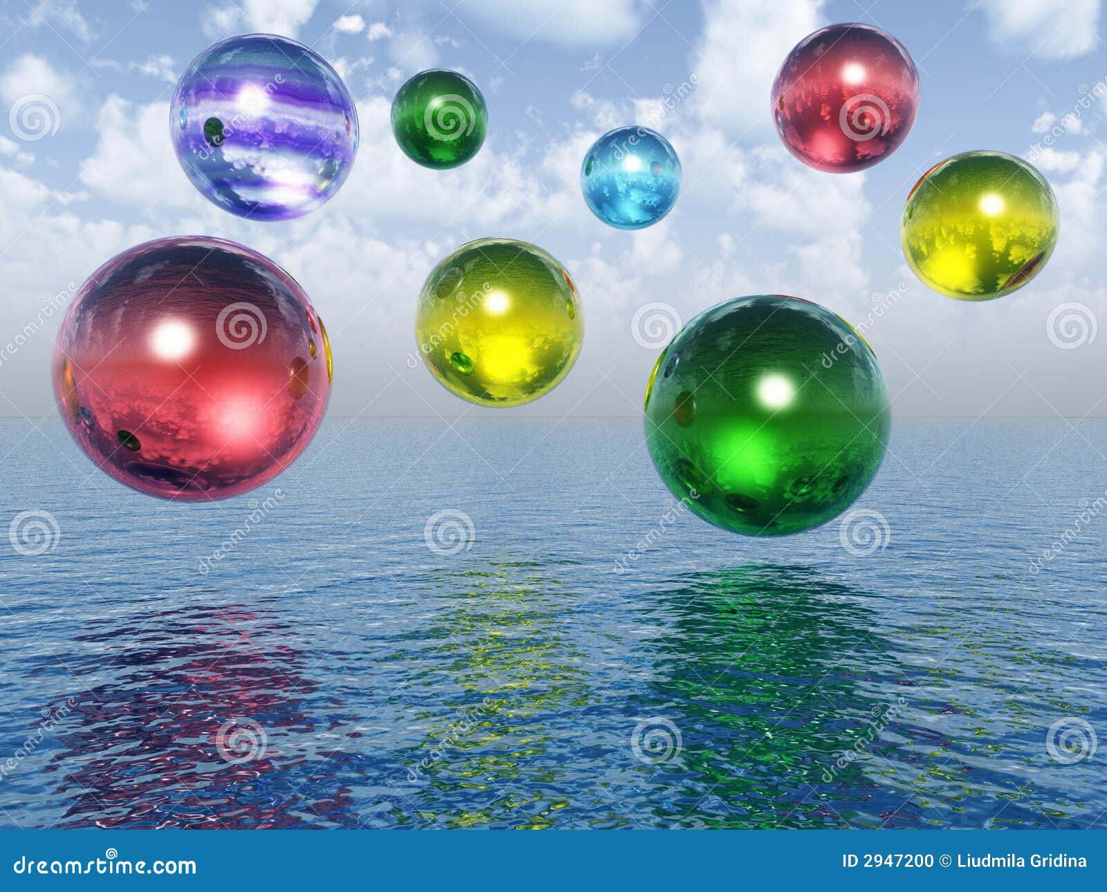 Balls stock illustration. Illustration of panorama, abstract - 2947200