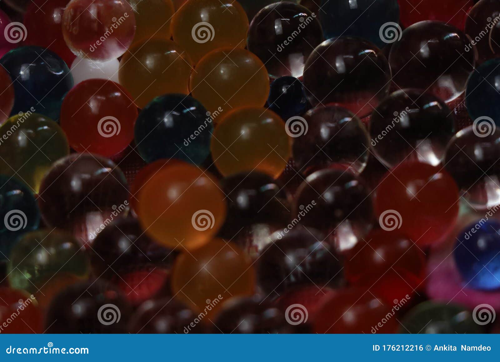 Balls of Different Colors Effect Stock Photo - Image of reflex, buttons ...
