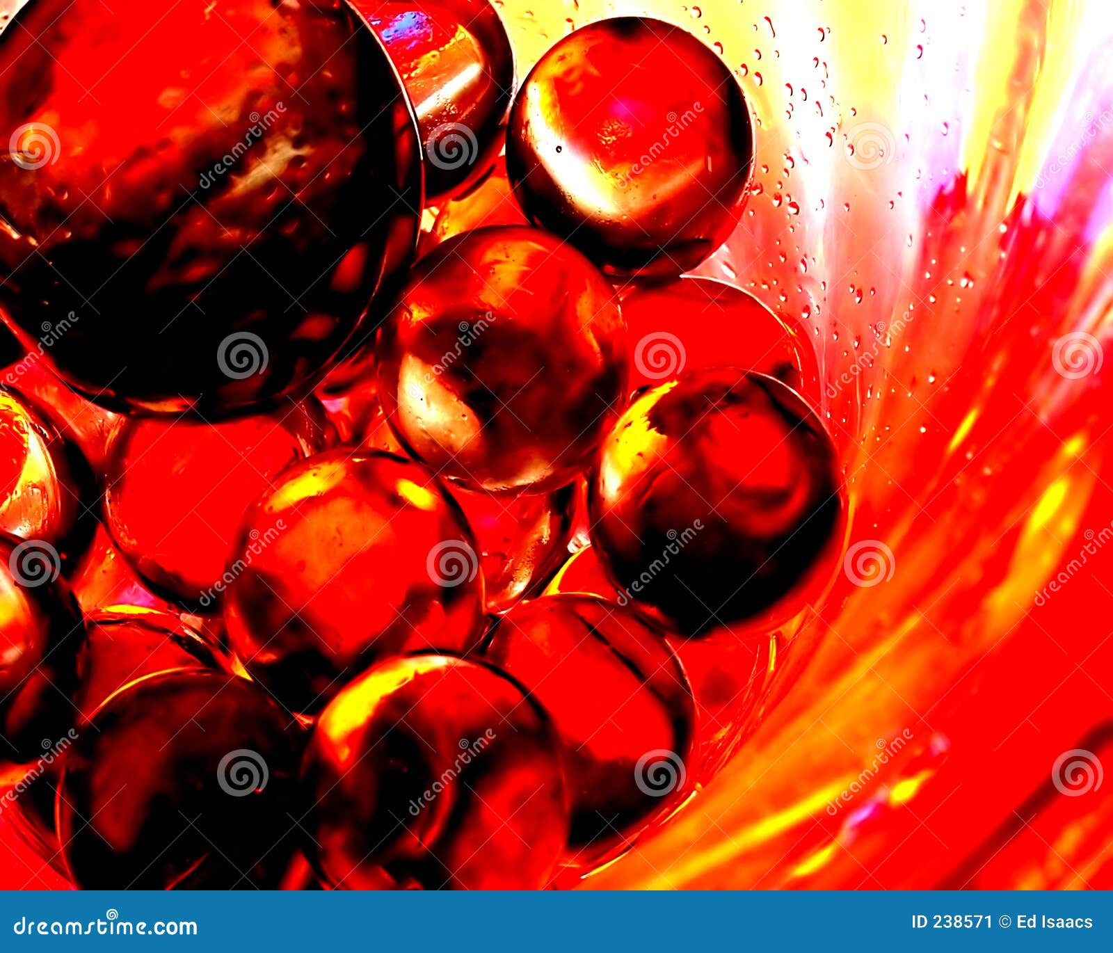 Balls of Fire II Abstract stock image. Image of clear, background - 238571