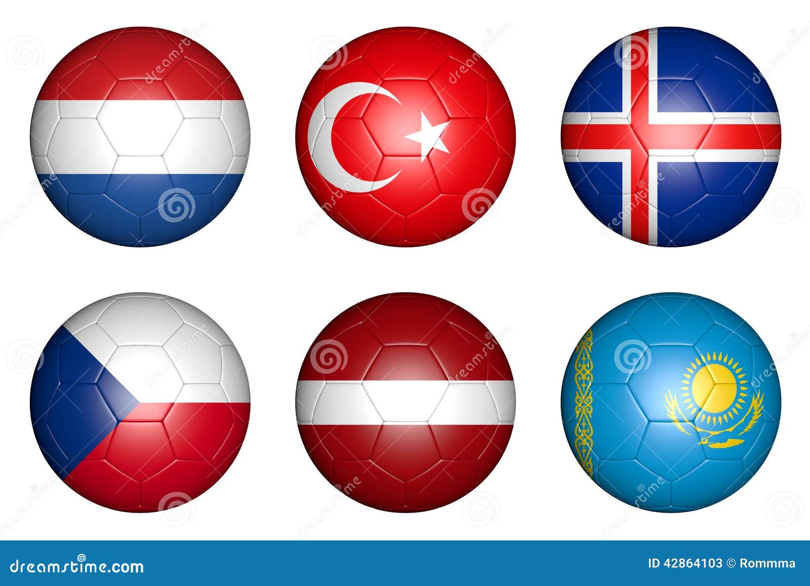 Balls with flags stock illustration. Illustration of championship ...