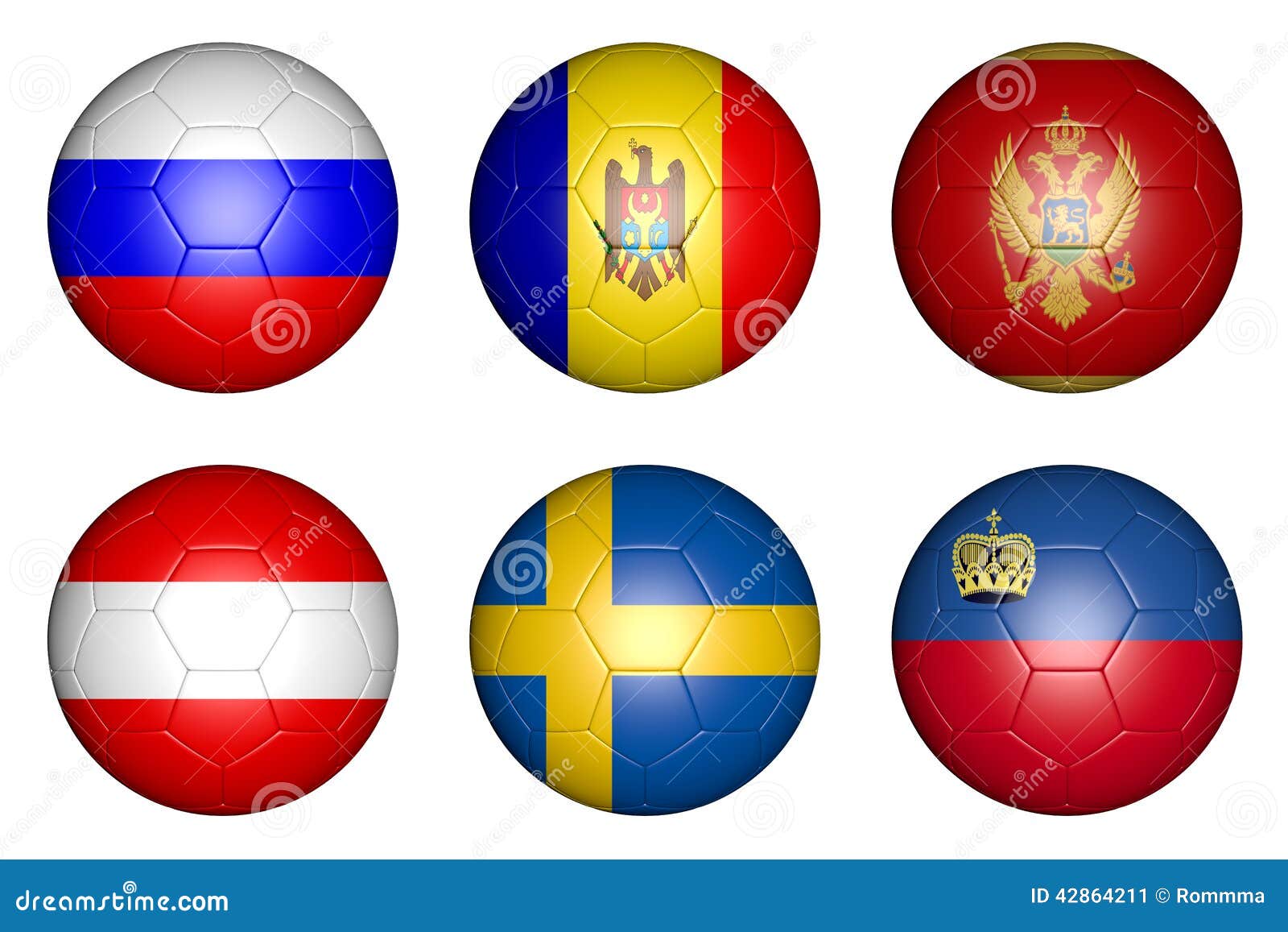 Balls with flags stock illustration. Illustration of nation - 42864211