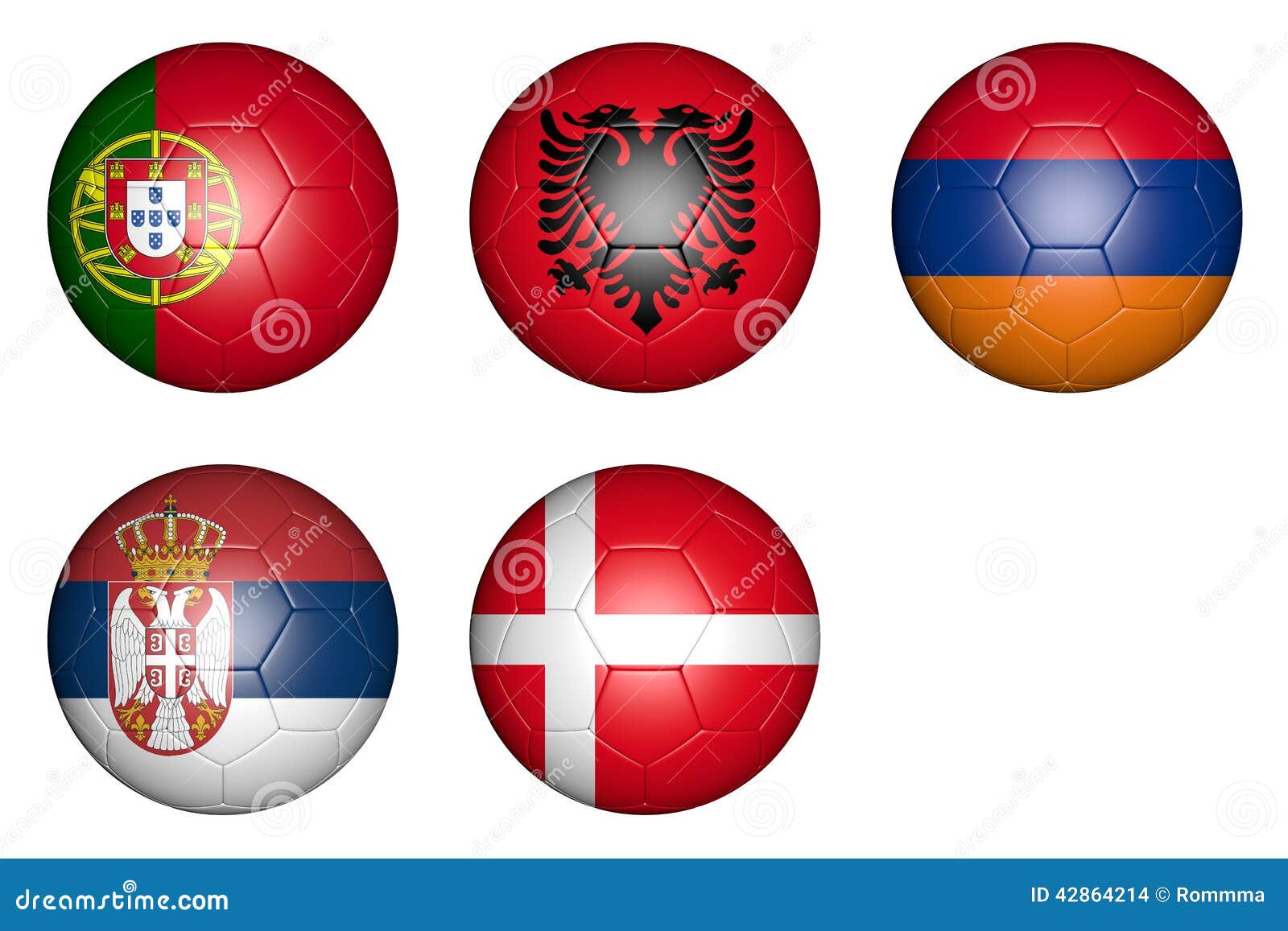 Balls with flags stock illustration. Illustration of flags - 42864214