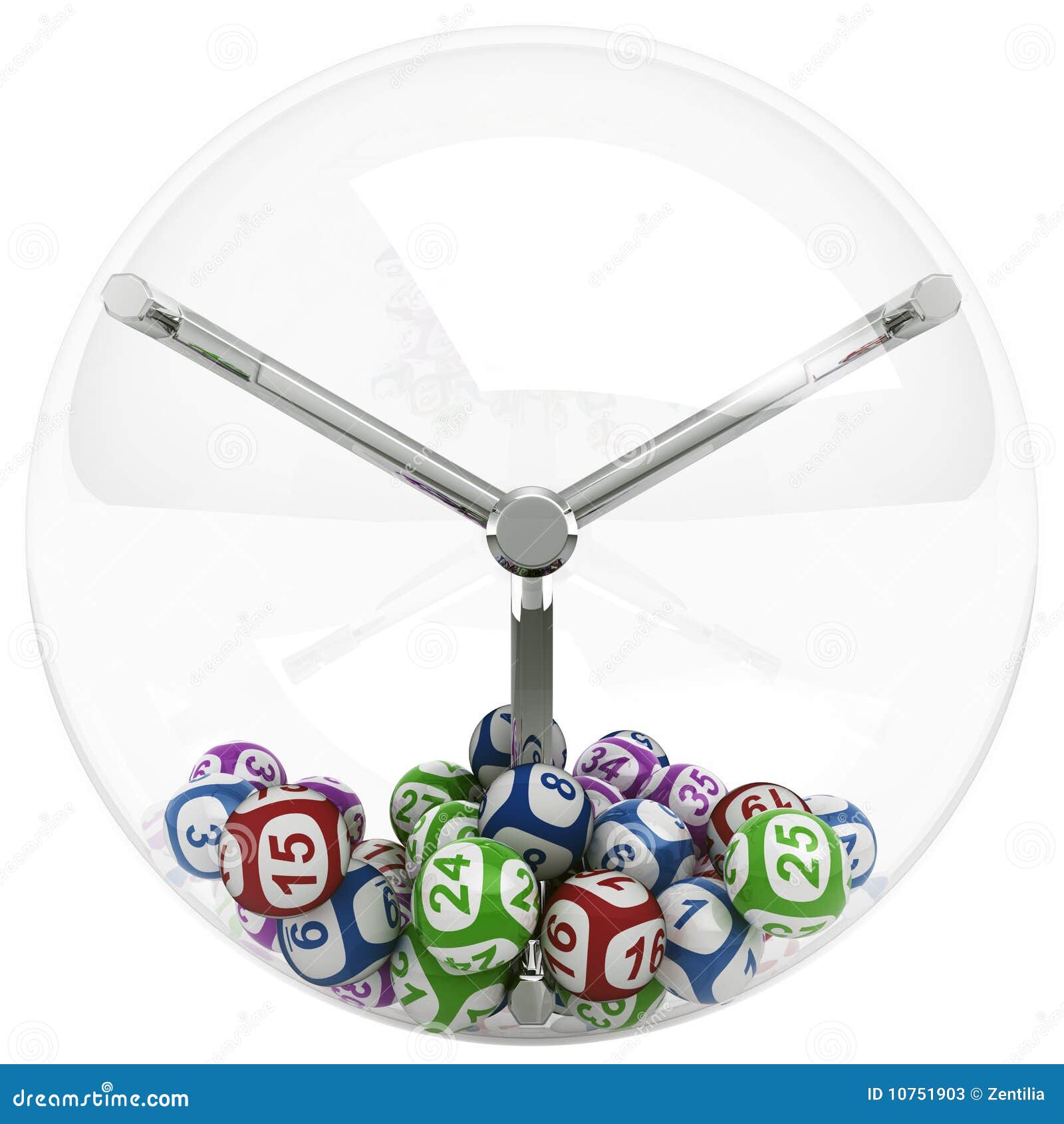 Balls in lottery machine stock illustration. Illustration of jackpot ...