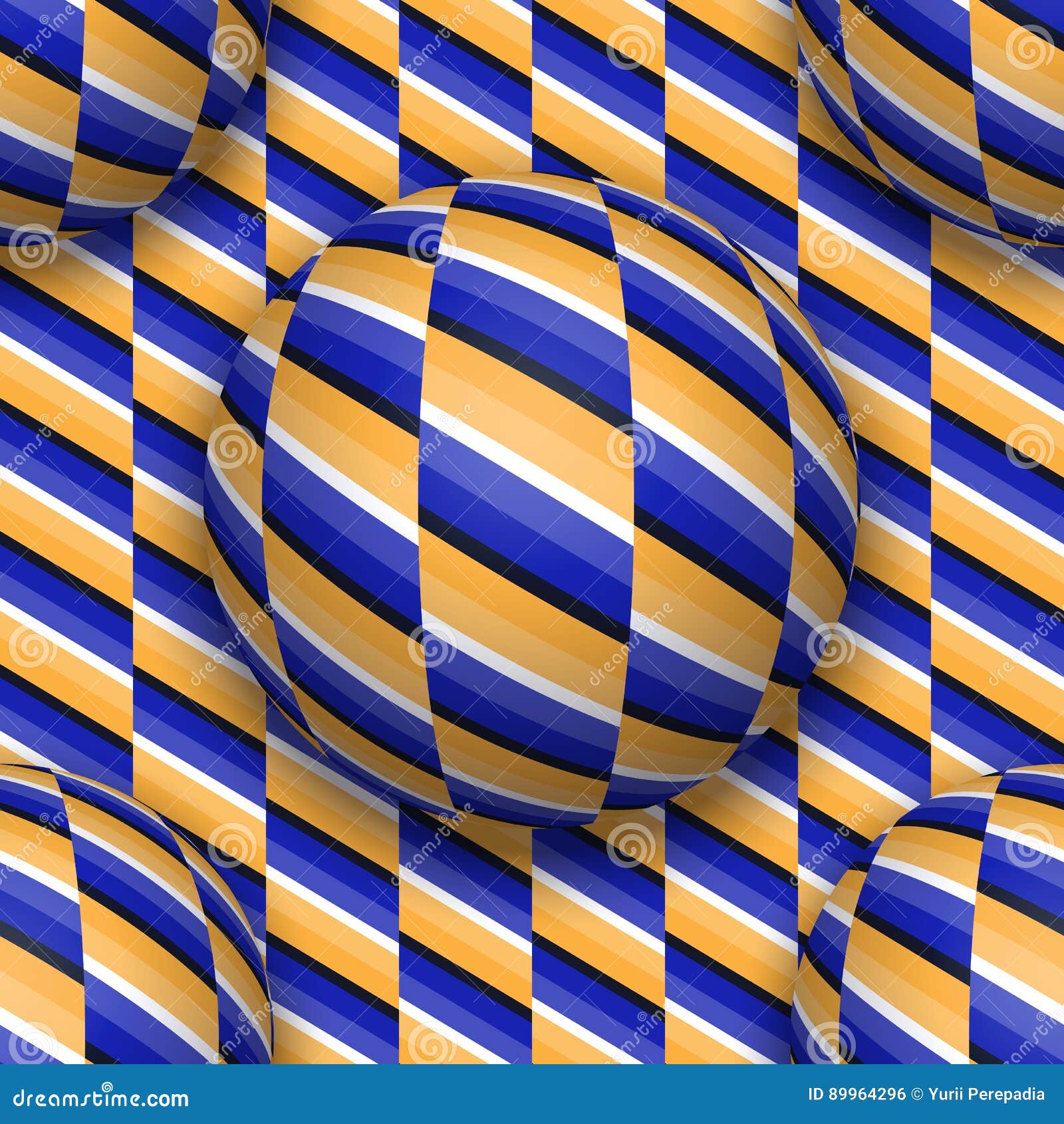 Balls Moving Upwards. Abstract Vector Seamless Pattern Stock Vector ...