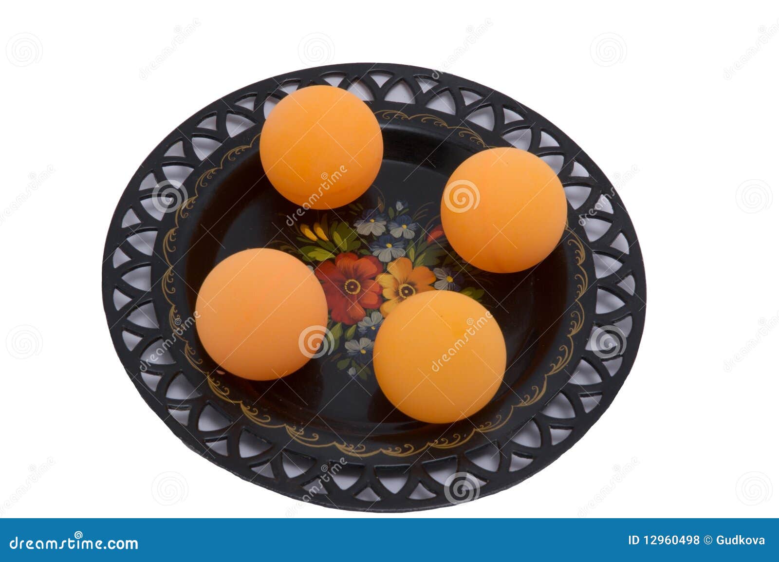 Balls on the plate stock photo. Image of olympic, high - 12960498