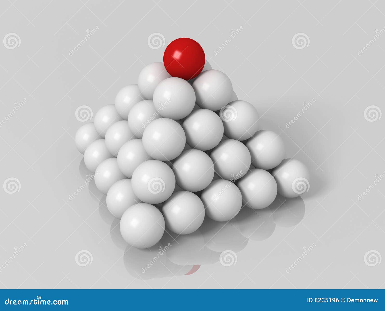 Balls pyramid stock illustration. Illustration of blur - 8235196