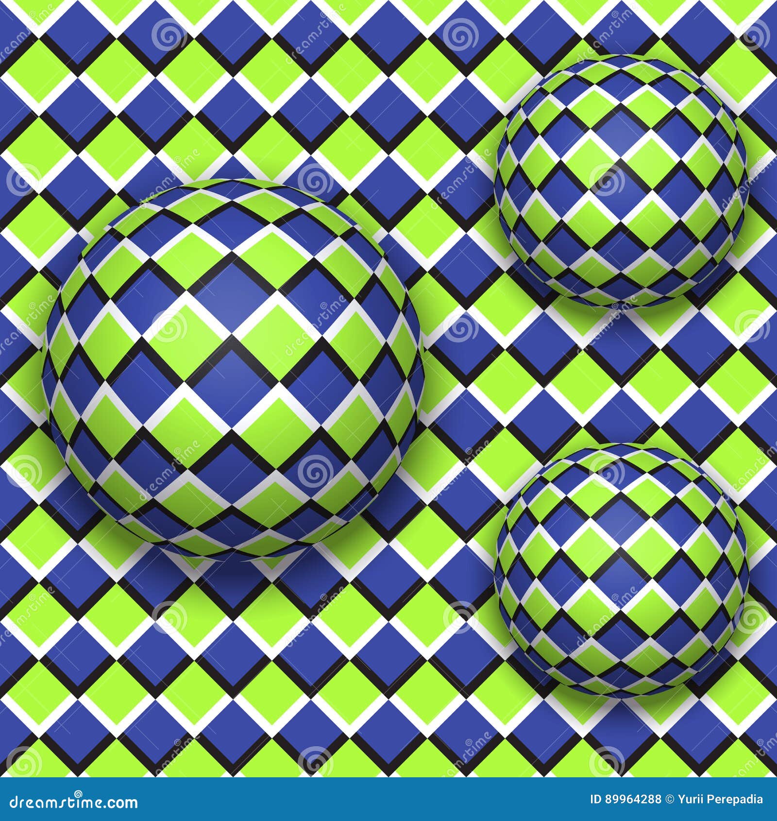 Balls Roll Down. Abstract Vector Seamless Pattern Stock Vector ...