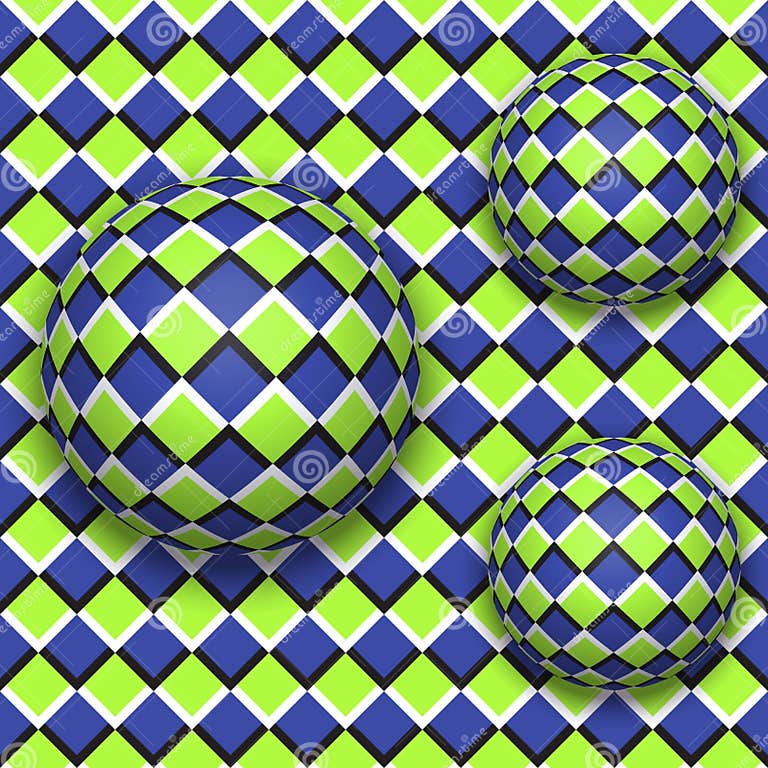 Balls Roll Down. Abstract Vector Seamless Pattern Stock Vector ...