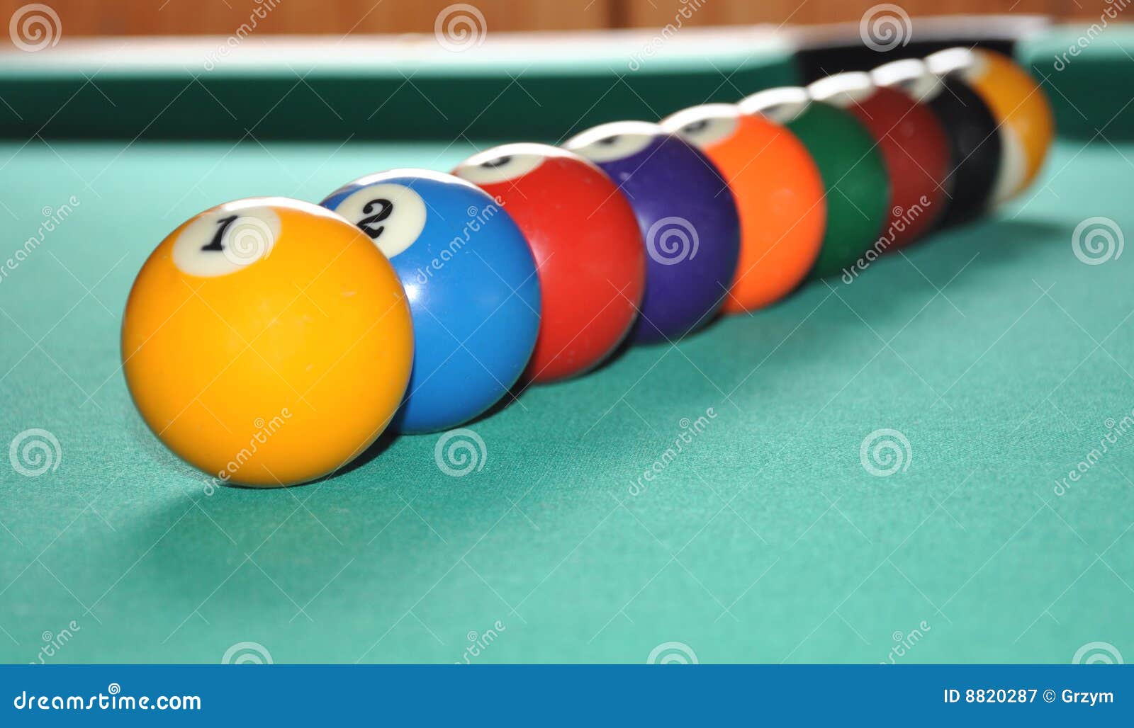 Balls row stock image. Image of sphere, move, movement - 8820287